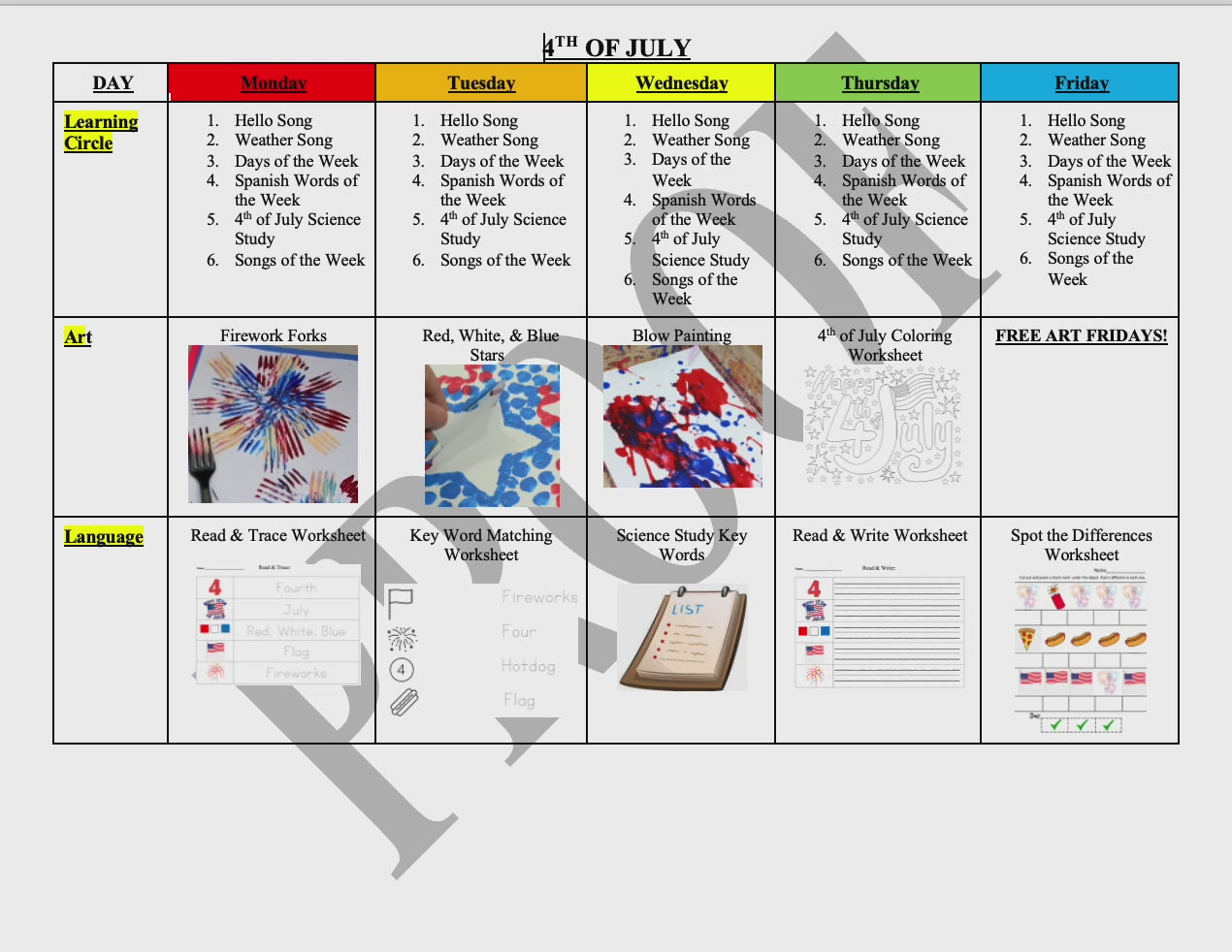 Preschool and Pre-K Holiday Lesson Plan Bundle – Admin For You