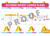 October Infant Lesson Plans – Admin For You