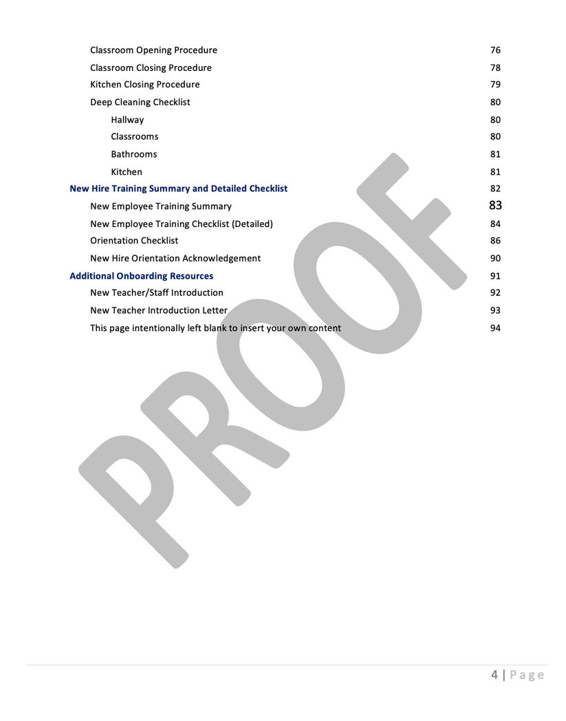 New Hire Employee Orientation Binder – Admin For You