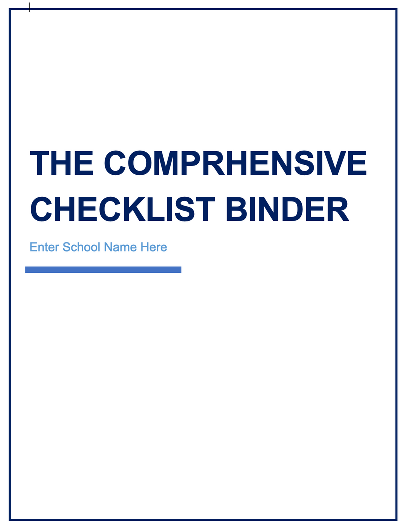 The Comprehensive Checklist Binder – Admin For You