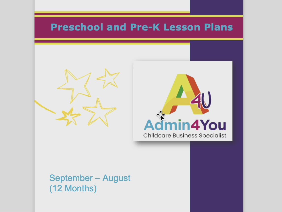 Full Year Preschool and Pre-K Curriculum Version 1 – Admin For You