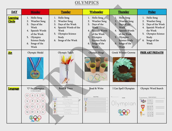 Olympics Lesson Plan for All Ages – Admin For You