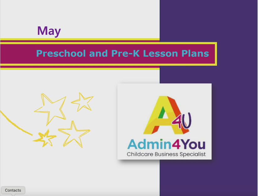 May Preschool and Pre-K Lesson Plans – Admin For You