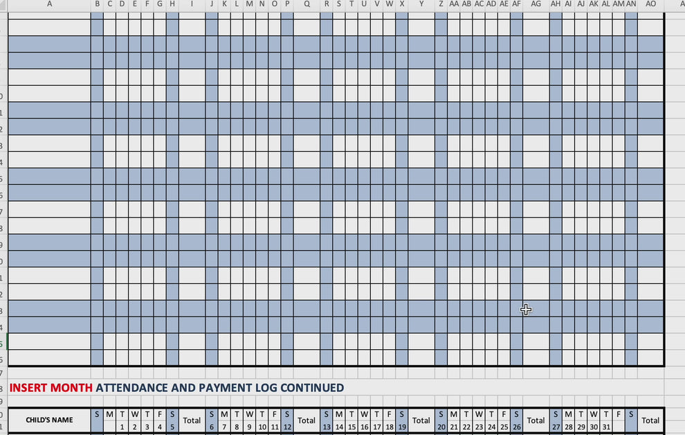 Attendance and Payment Log – Admin For You