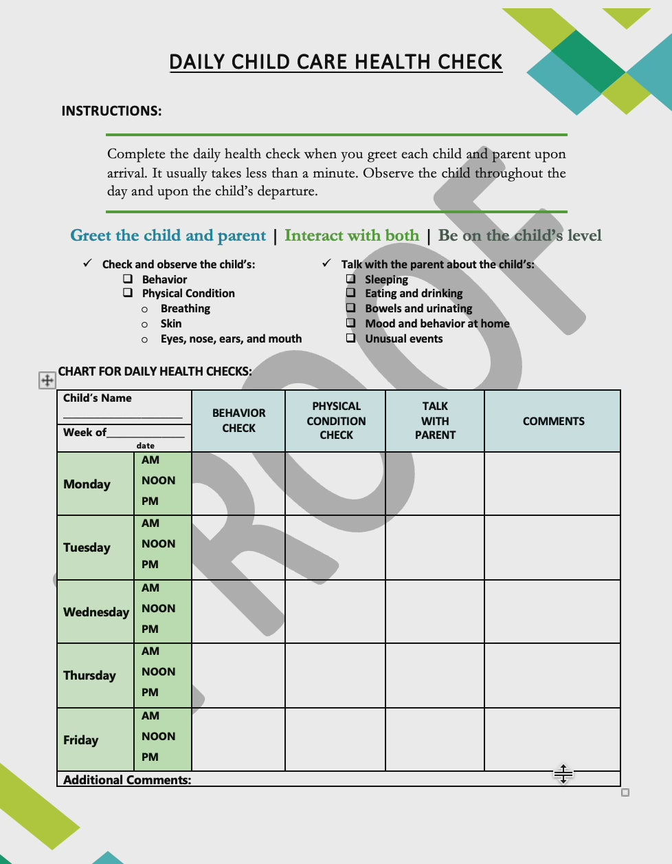 Daily Health Check – Admin For You